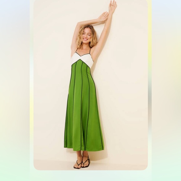 SANCIA | Dresses | Sancia The Label Green Structured Dress | Poshmark